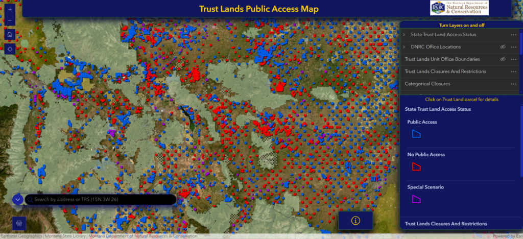 Gov. Gianforte, DNRC Launch State Trust Lands Public Access Map ...